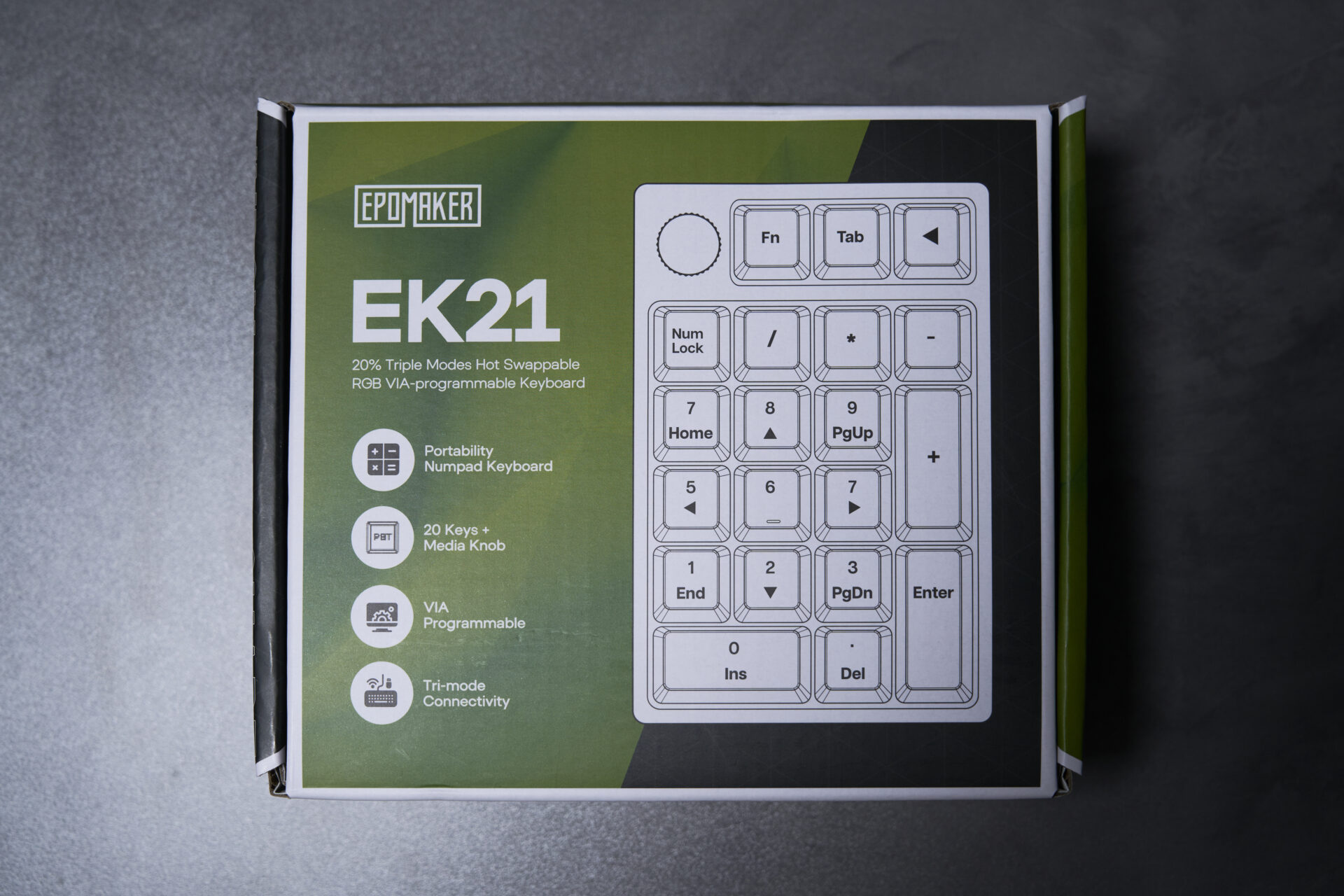 EPOMAKER EK21をレビュー│普通のテンキーにはサヨナラ – しんぴのモノローグ